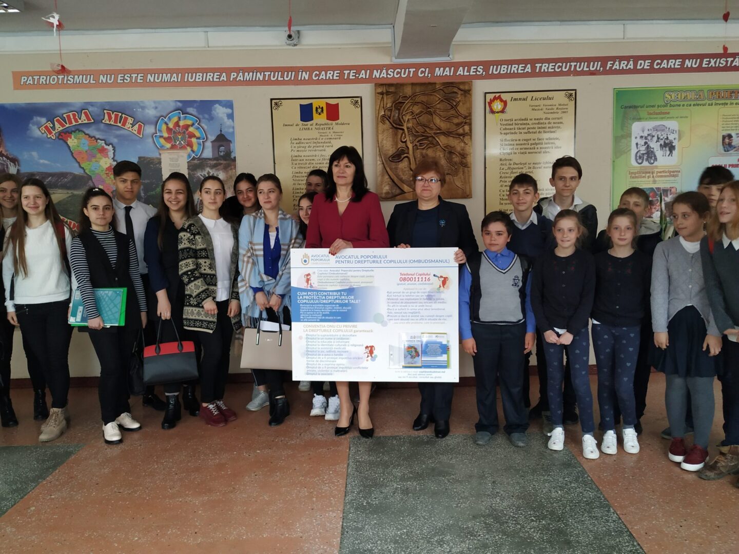 Ombudsmanul Copiilor, în vizită la Liceul Teoretic „Hyperion” - Ombudsman