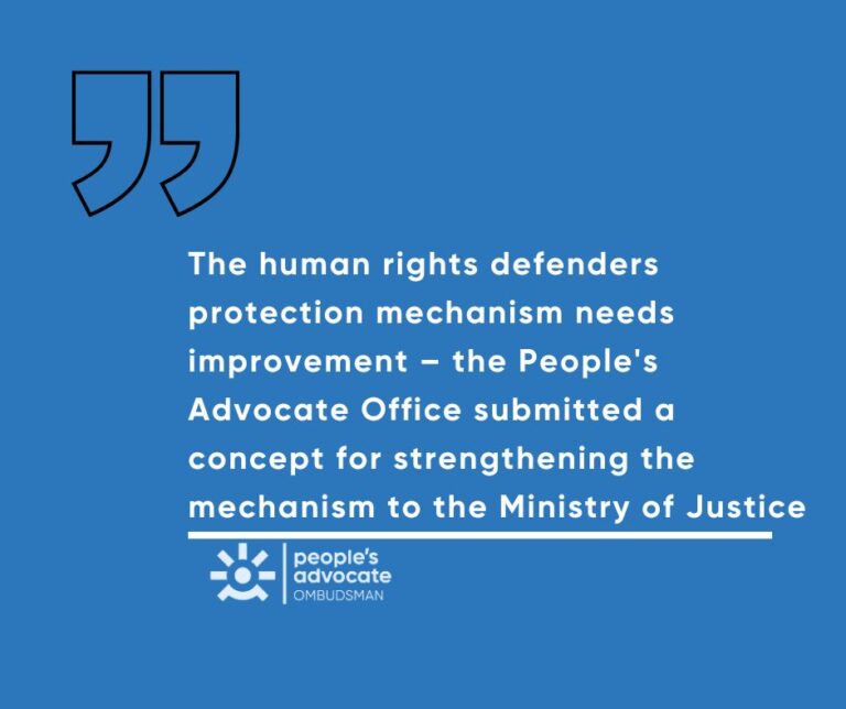 The human rights defenders protection mechanism needs improvement – the ...